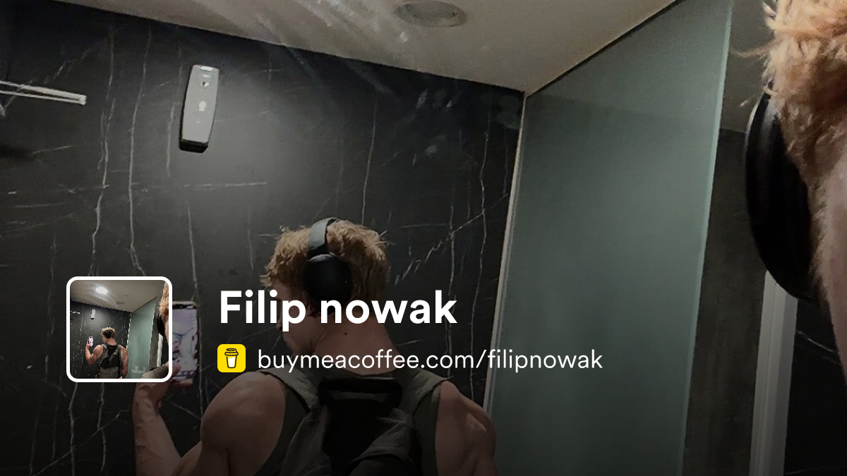 Filip nowak - Buymeacoffee