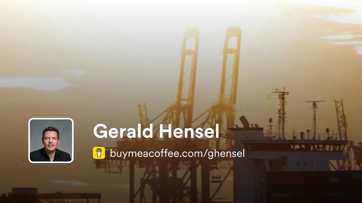Gerald Hensel - Buymeacoffee