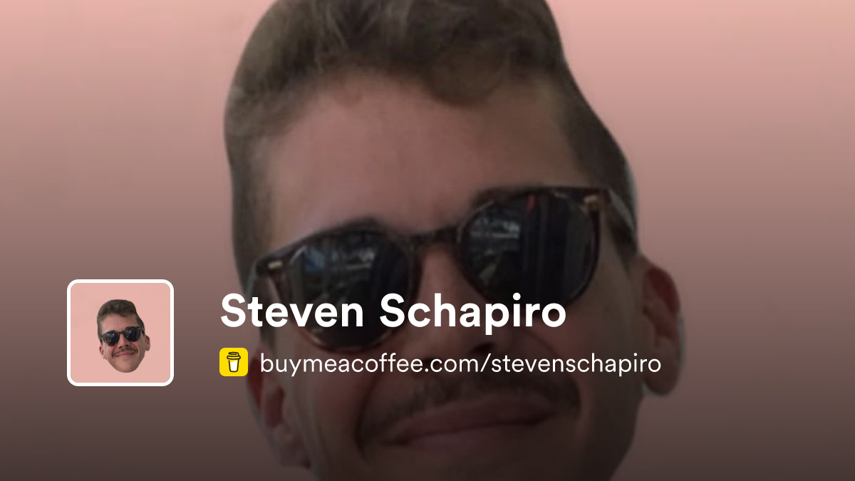 Steven Schapiro - Buymeacoffee