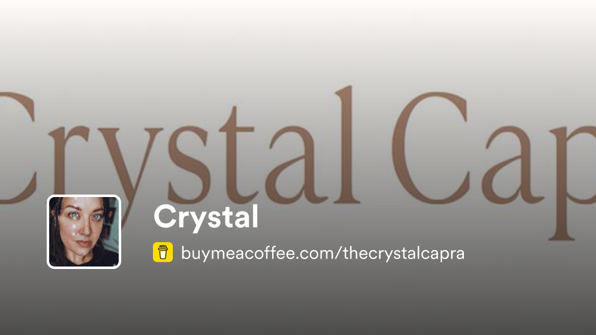 Crystal - Buymeacoffee