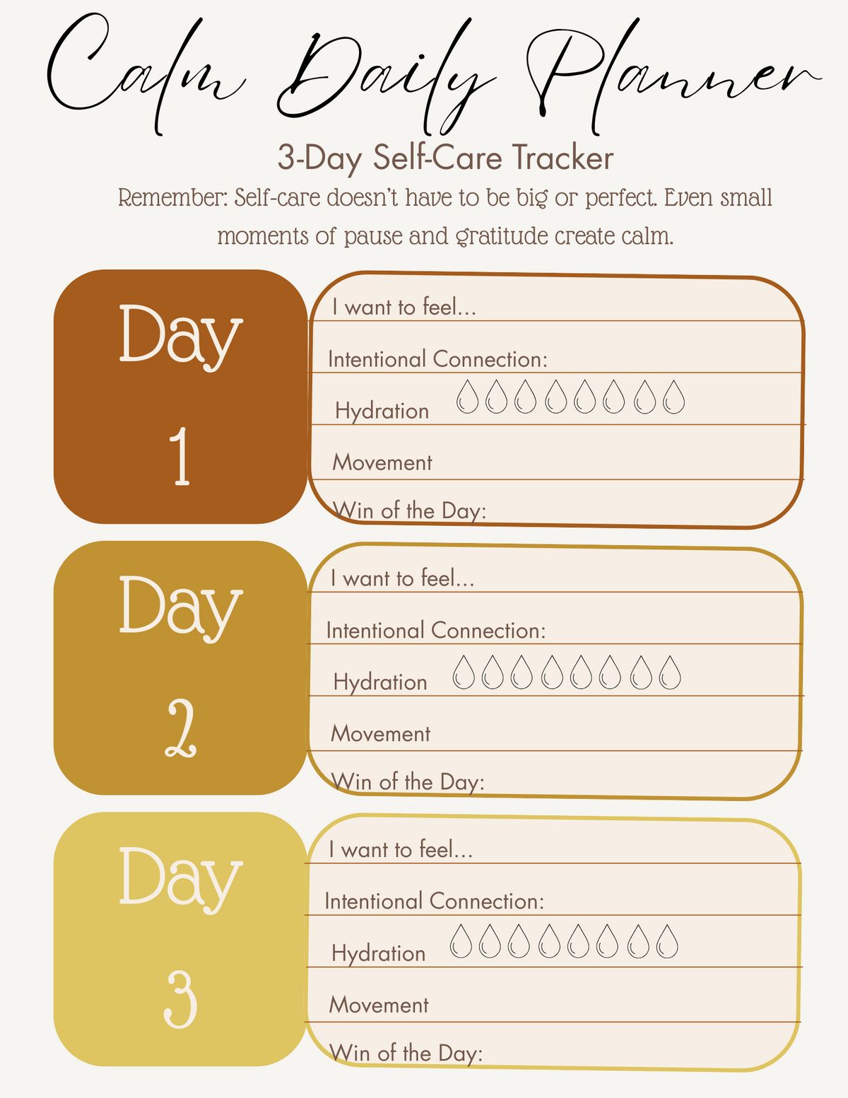 Freebie: Calm Mom Self-Care Check-In — Boho Calm Community - Buymeacoffee