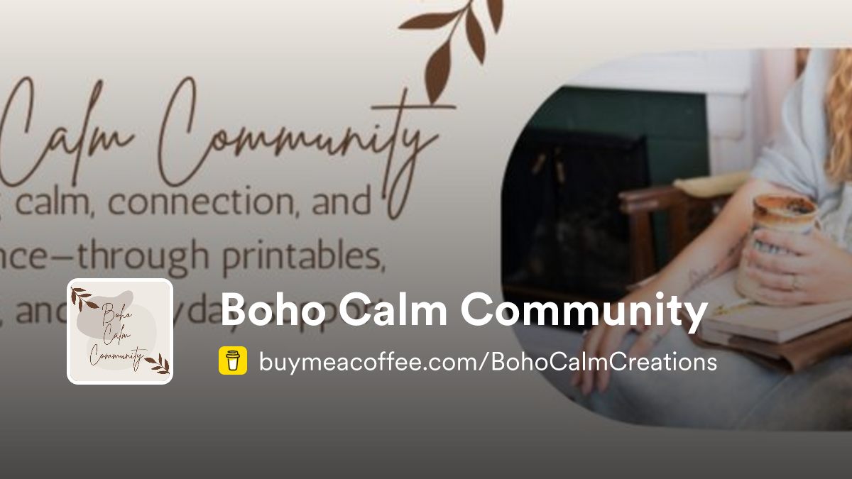 Boho Calm Community is Tools, tips, and encouragement to help families ...