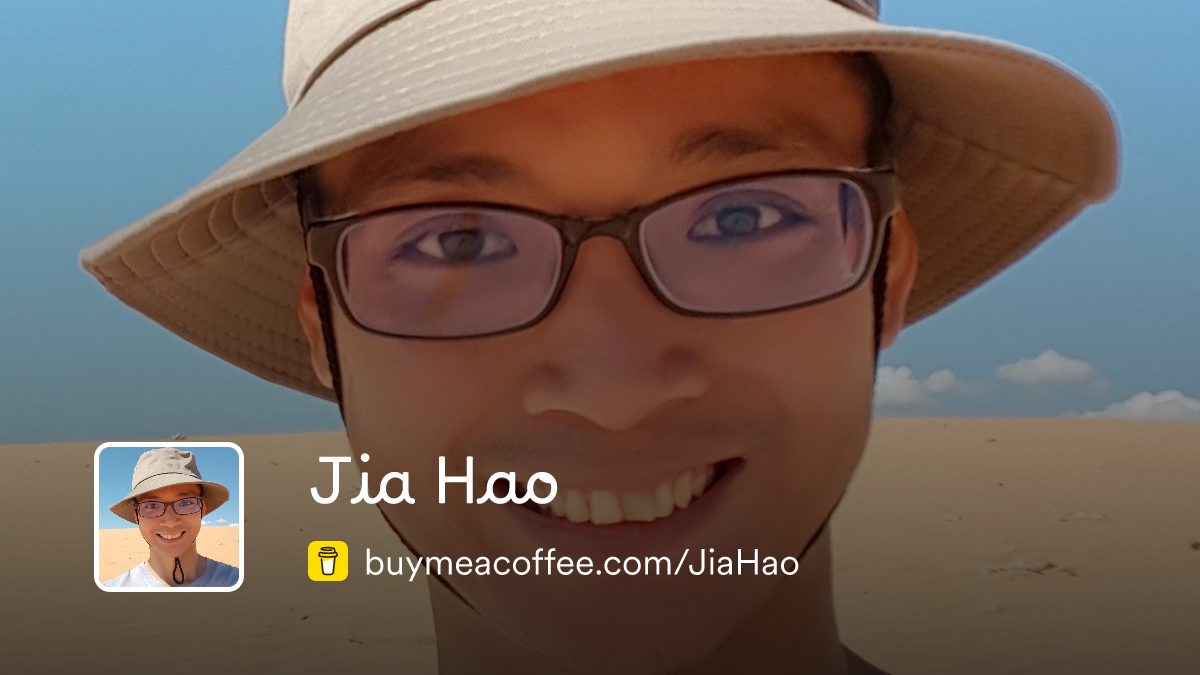 Jia Hao - Buymeacoffee