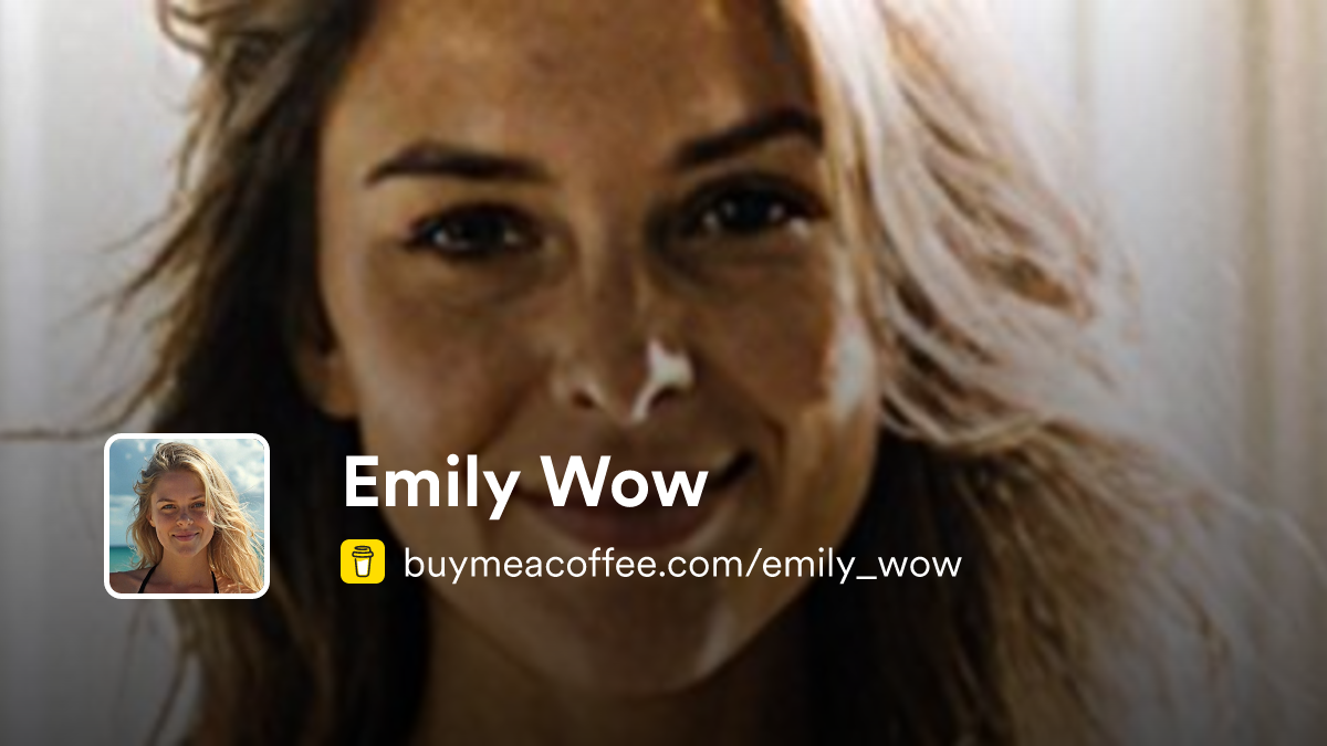 Emily Wow is Photographs - Buymeacoffee