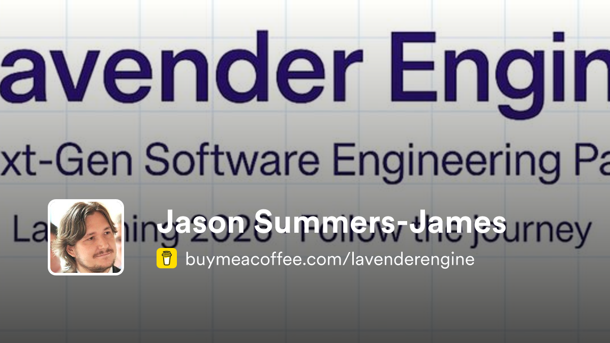 Jason Summers-James - Buymeacoffee