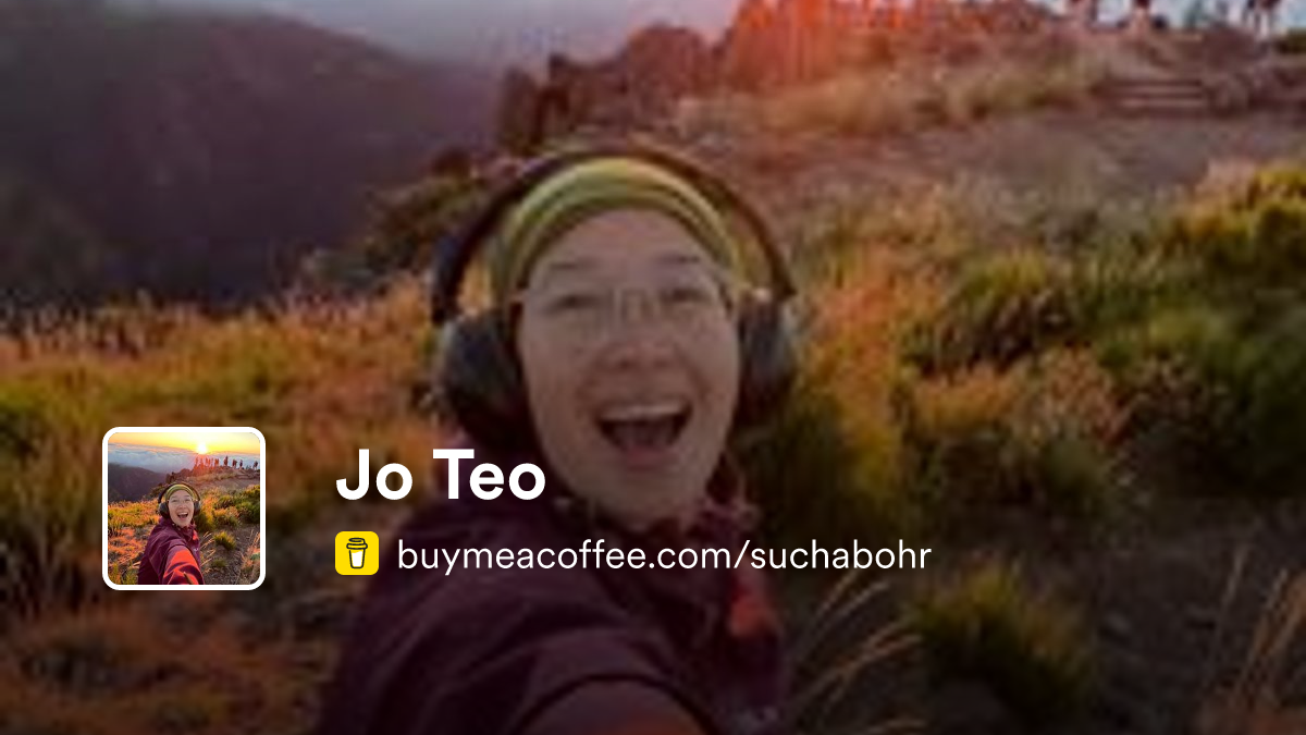 Jo Teo - Buymeacoffee