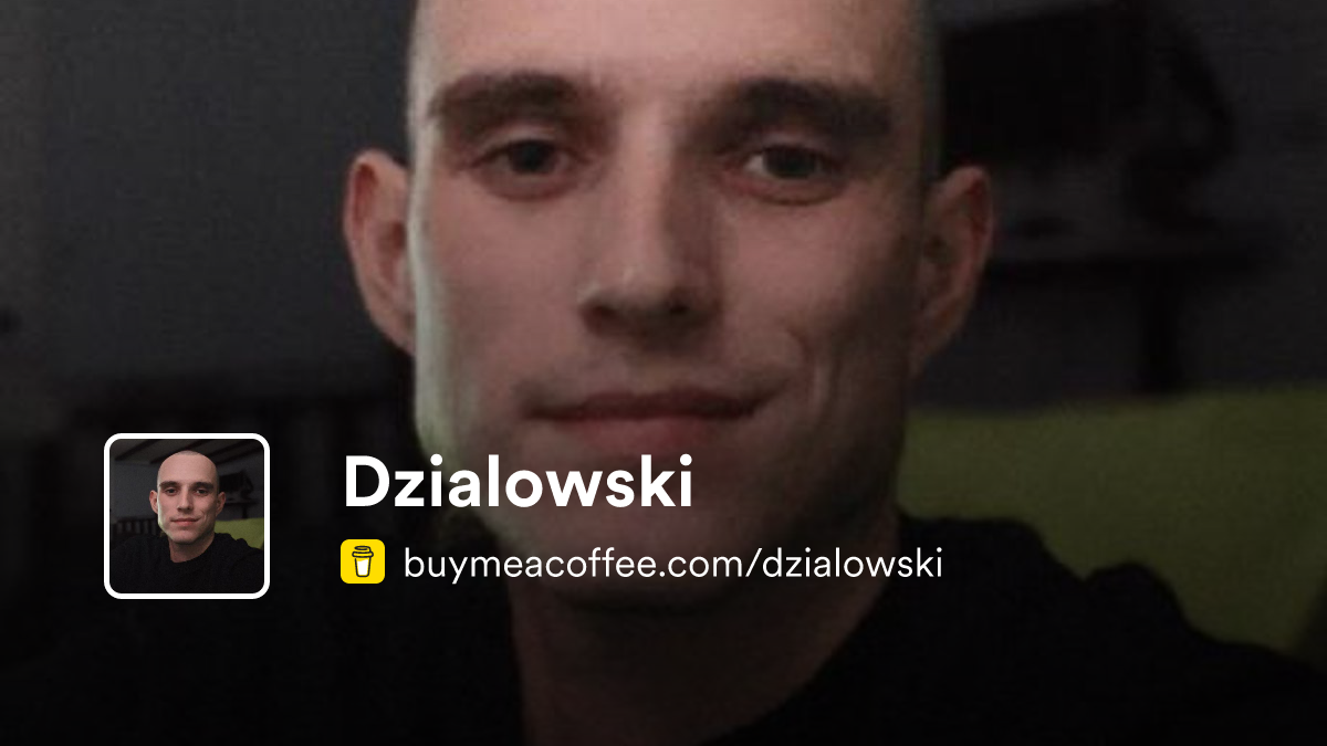 Dzialowski - Buymeacoffee