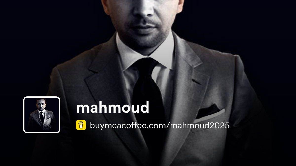 mahmoud - Buymeacoffee