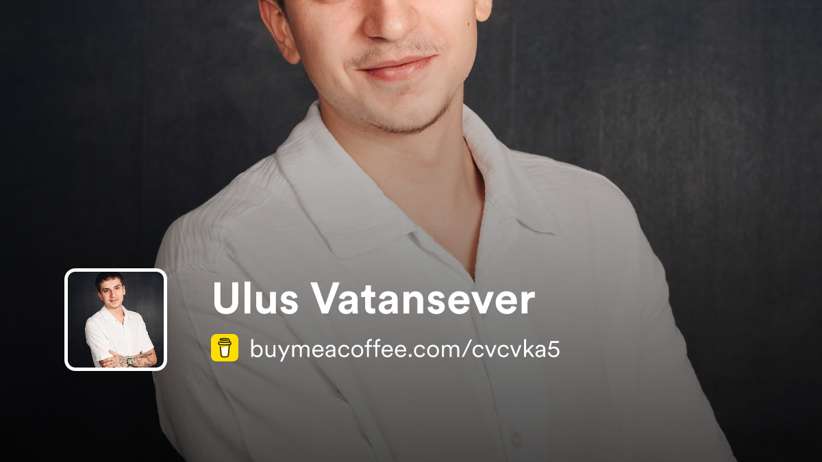 Ulus Vatansever - Buymeacoffee