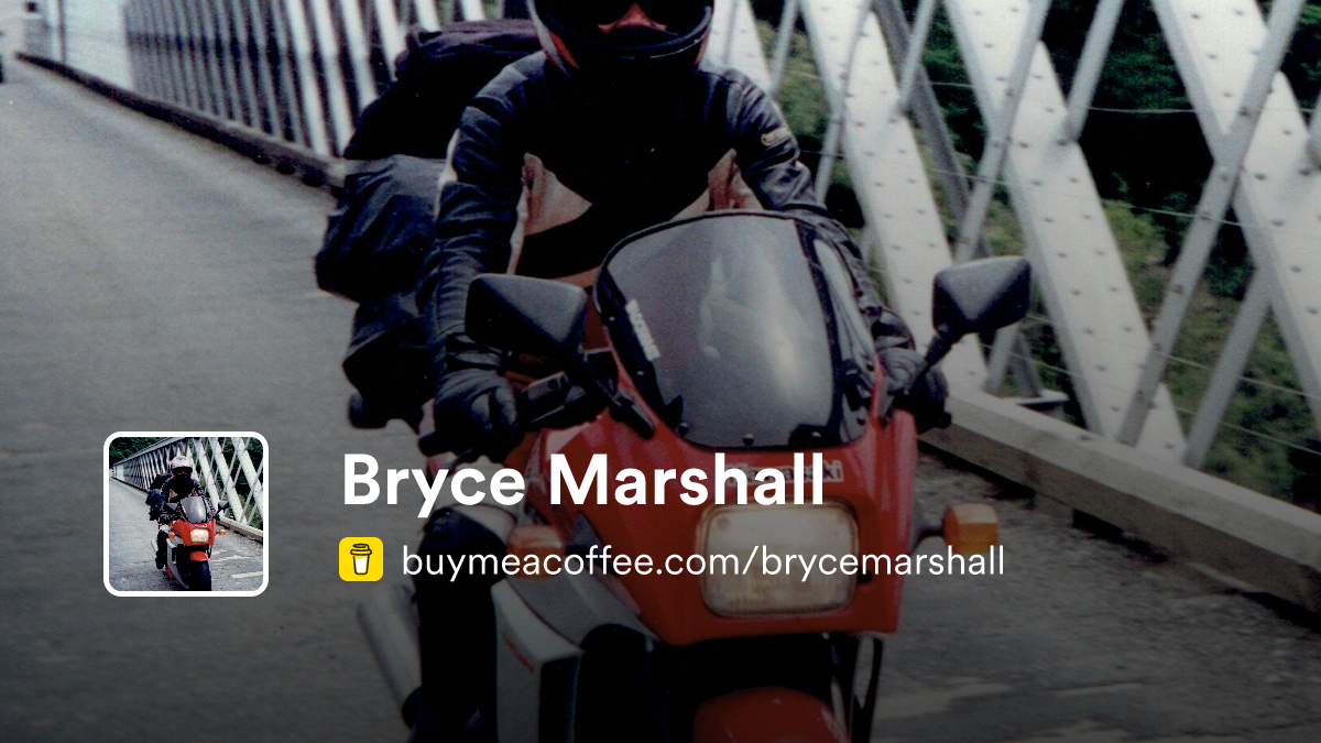 Bryce Marshall - Buymeacoffee