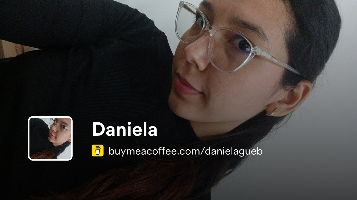 Daniela - Buymeacoffee