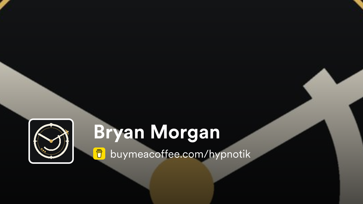Bryan Morgan - Buymeacoffee