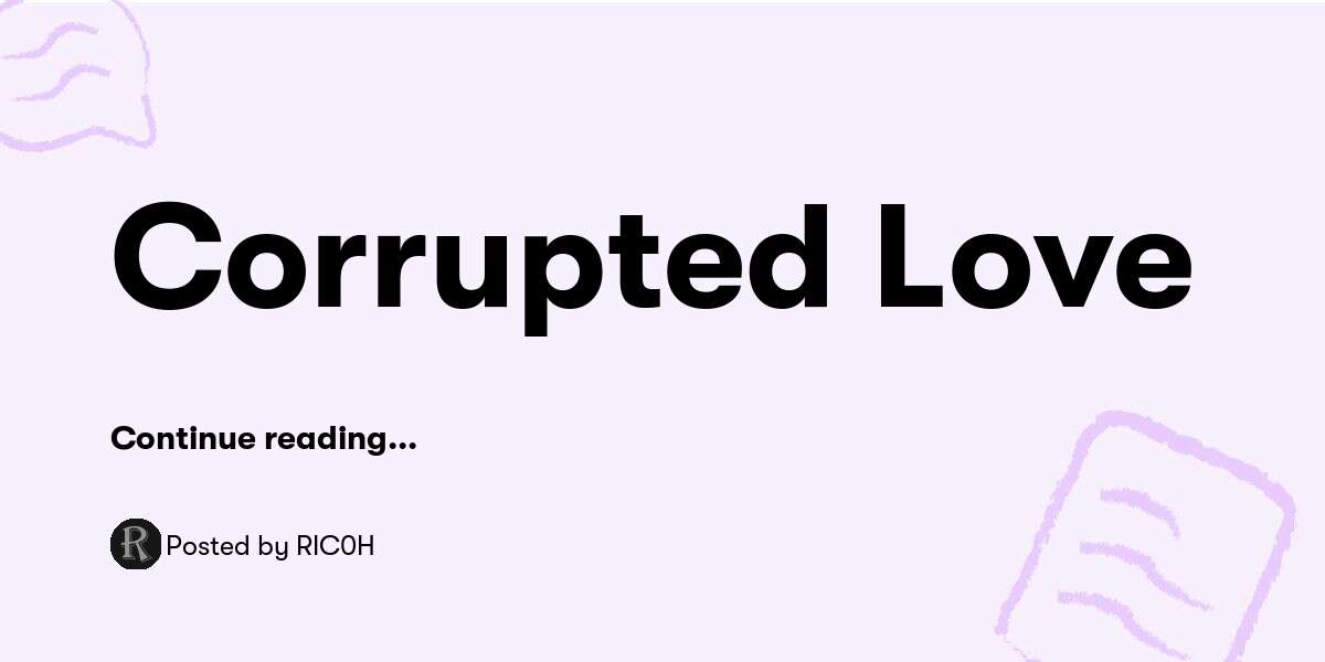 Corrupted Love — RIC0H - Buymeacoffee