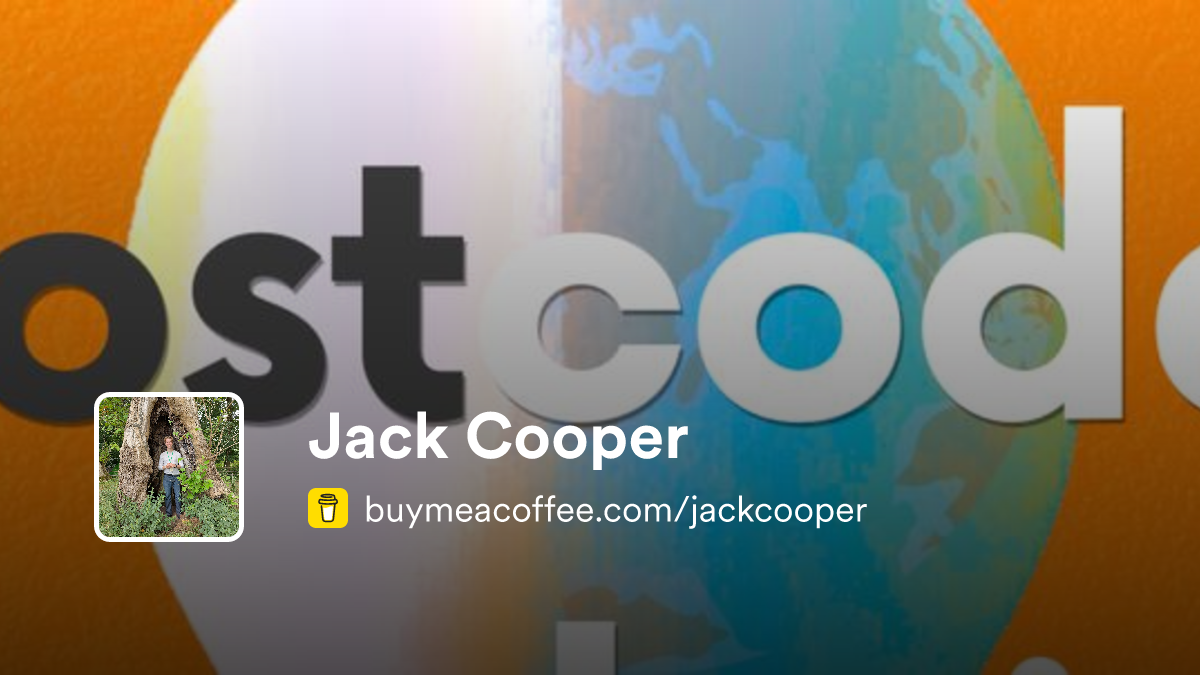Jack Cooper - Buymeacoffee