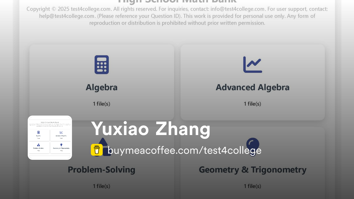 Yuxiao Zhang - Buymeacoffee