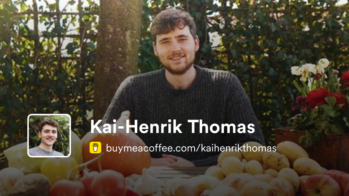 Kai-Henrik Thomas - Buymeacoffee