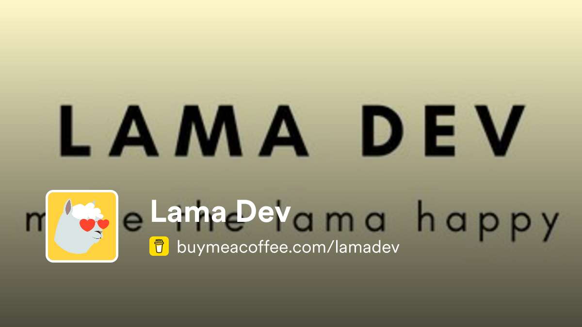 Lama Dev is creating web applications using modern tools and teaching ...