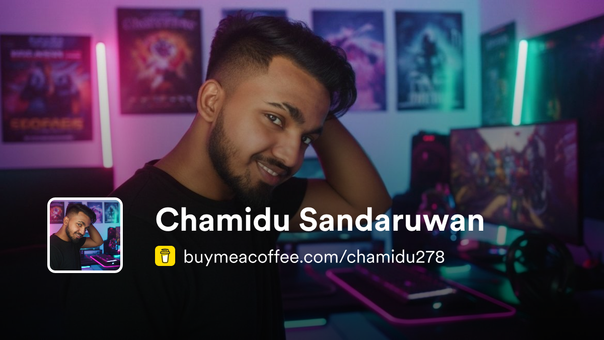Chamidu Sandaruwan - Buymeacoffee