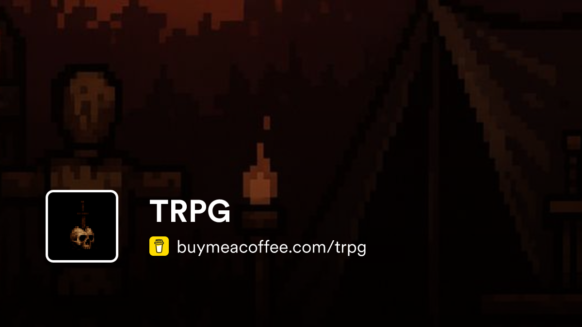 TRPG is creating text web rpg game - Buymeacoffee