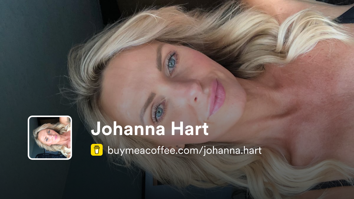 Johanna Hart - Buymeacoffee