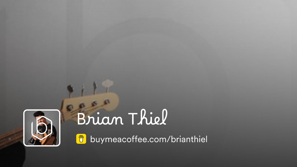 Brian Thiel is Free Bass Videos & Free Bass Tabs - Buymeacoffee