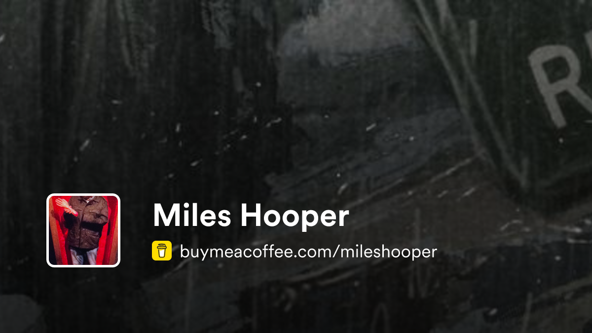 Miles Hooper - Buymeacoffee