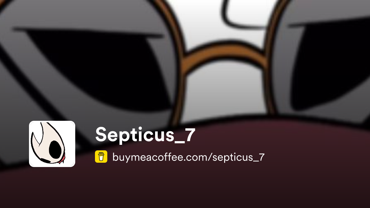 Septicus_7 is Gaming content, streaming - Buymeacoffee