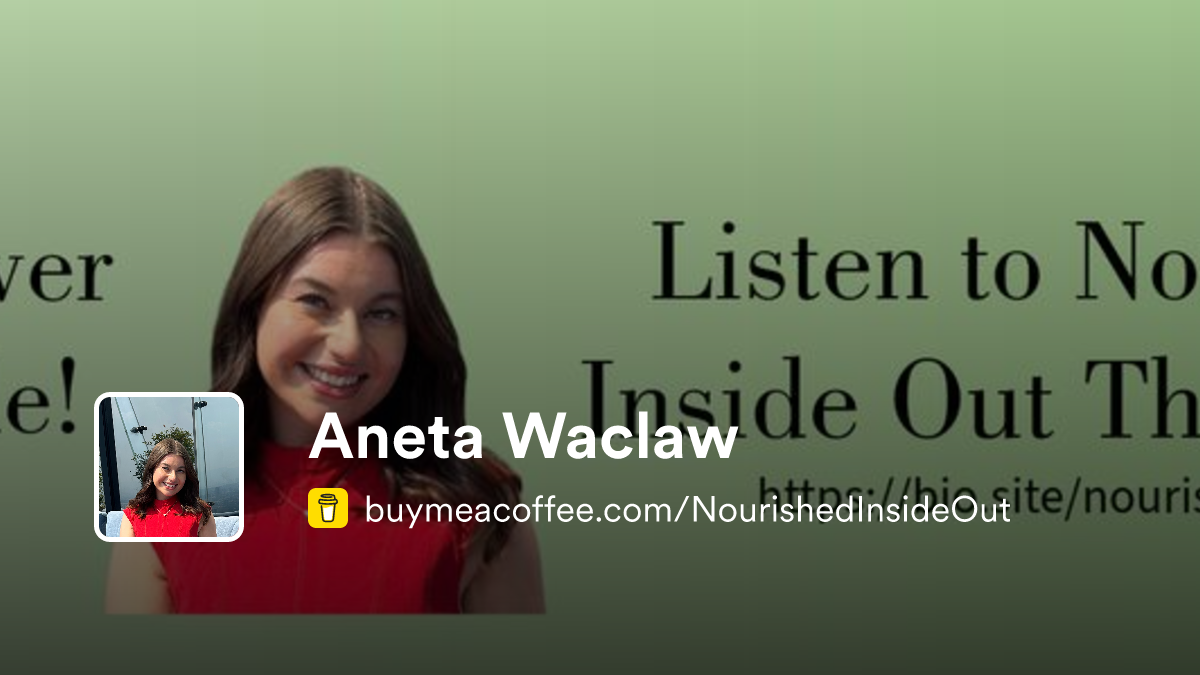 Aneta Waclaw - Buymeacoffee