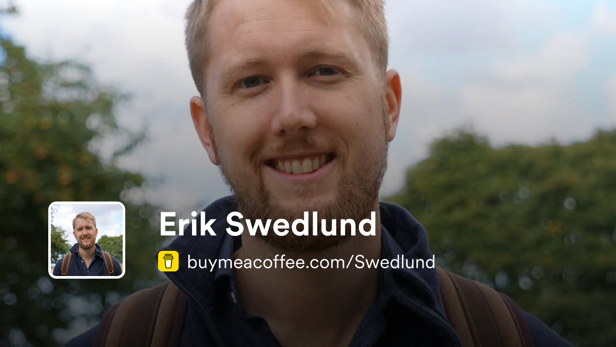 Erik Swedlund is Software applications - Buymeacoffee