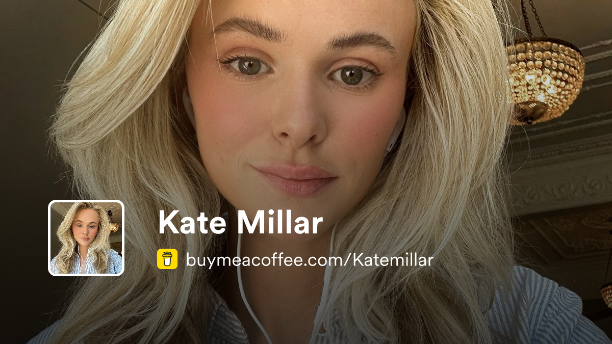 Kate Millar - Buymeacoffee