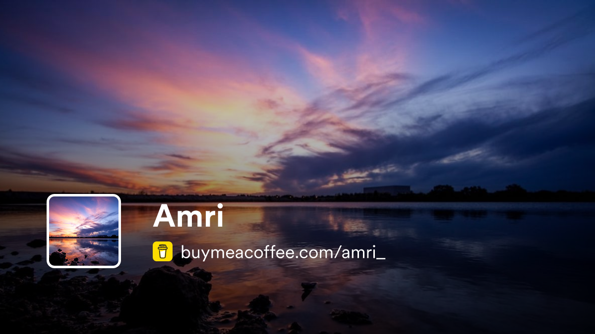Amri - Buymeacoffee