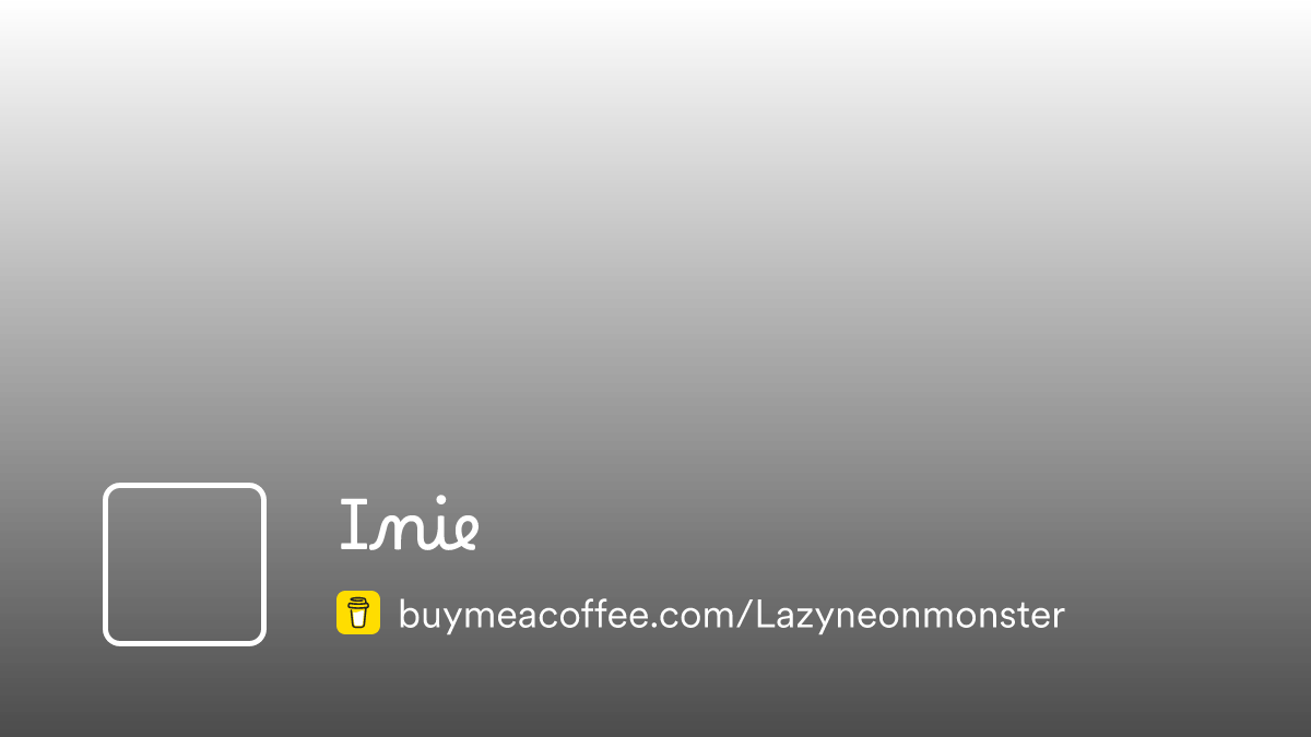 Inie - Buymeacoffee
