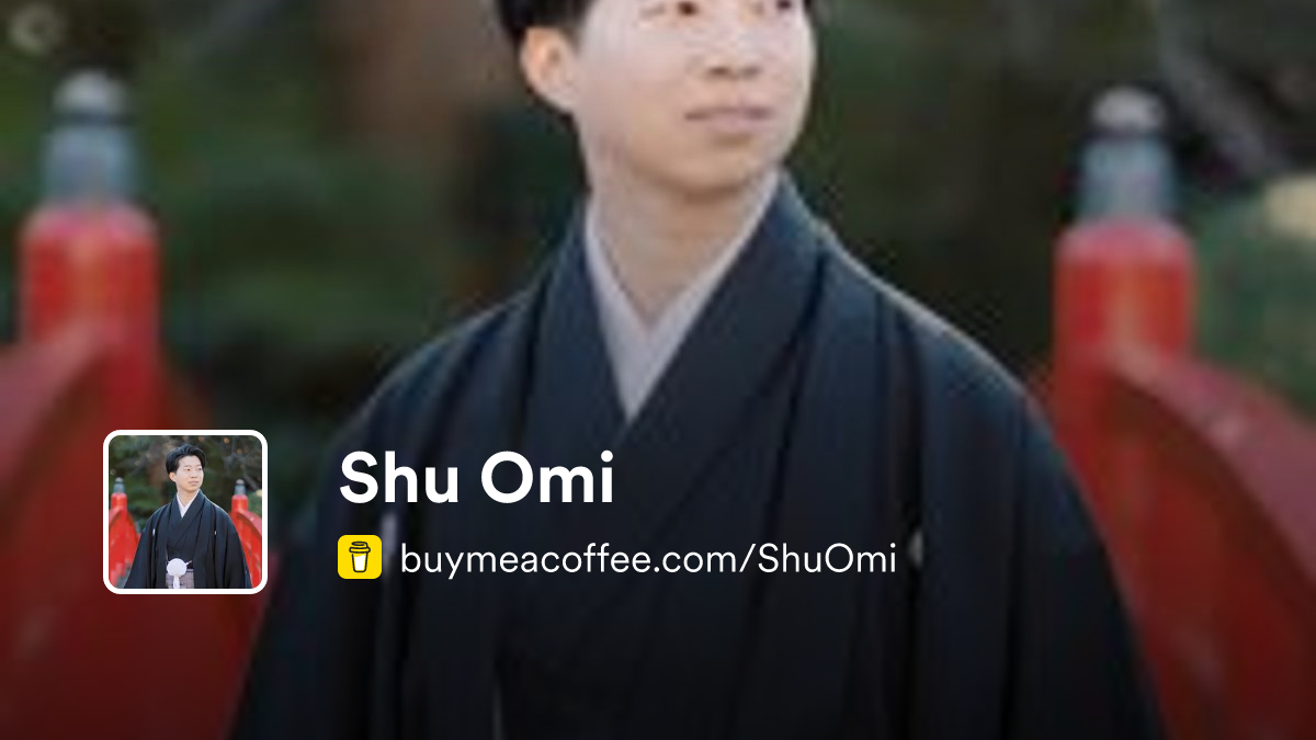 Shu Omi - Buymeacoffee