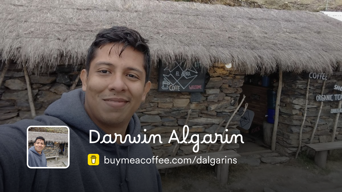 Darwin Algarin is an open source software developer. - Buymeacoffee