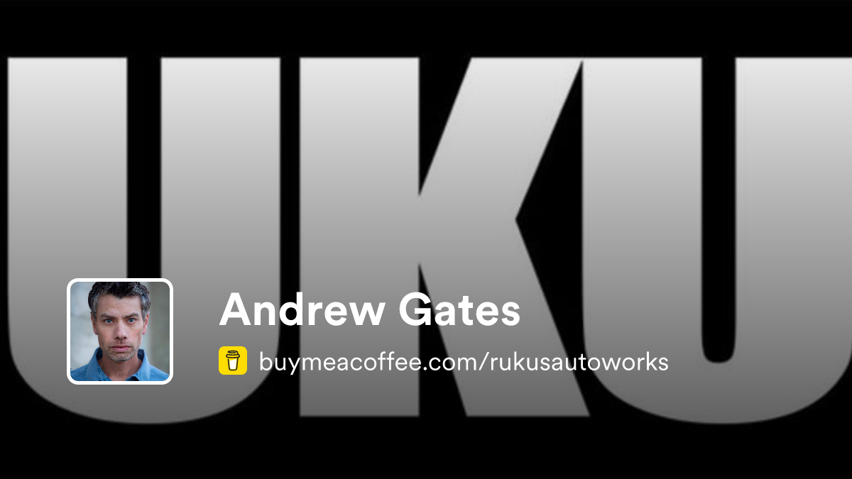 Andrew Gates - Buymeacoffee