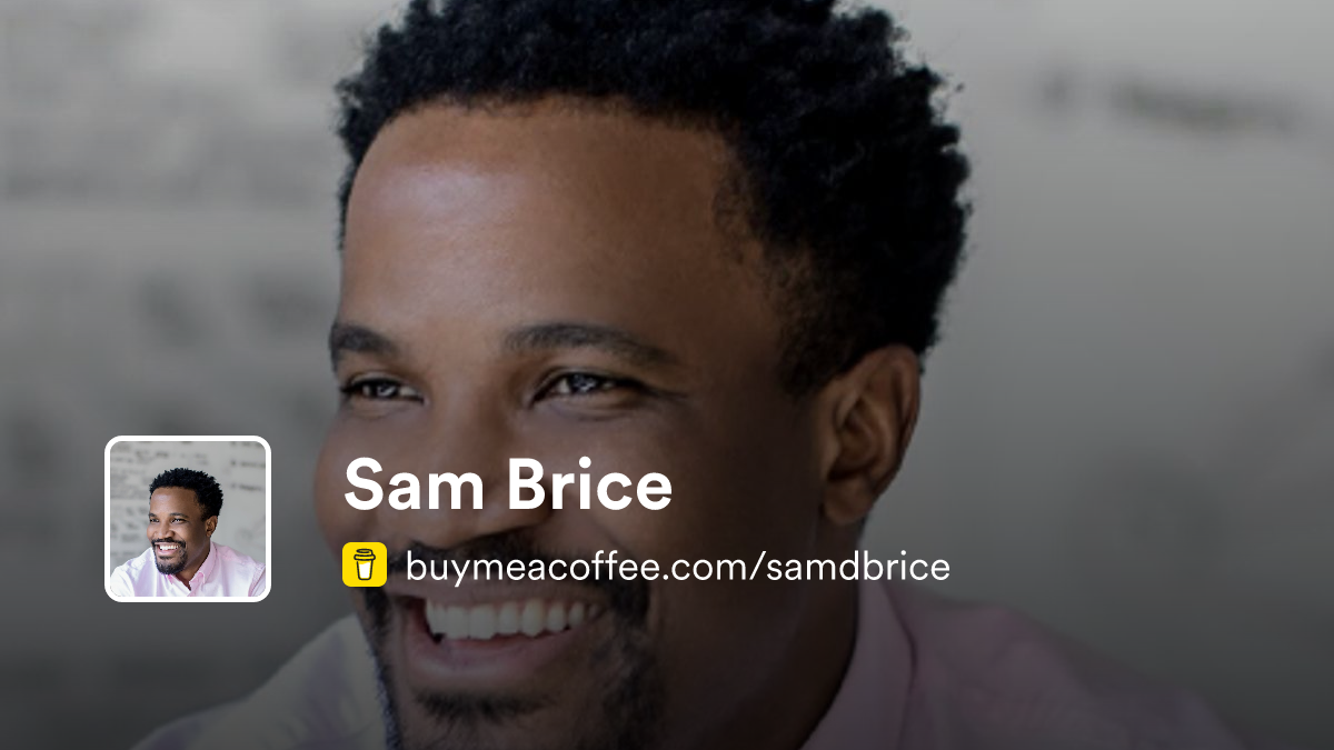 Sam Brice - Buymeacoffee