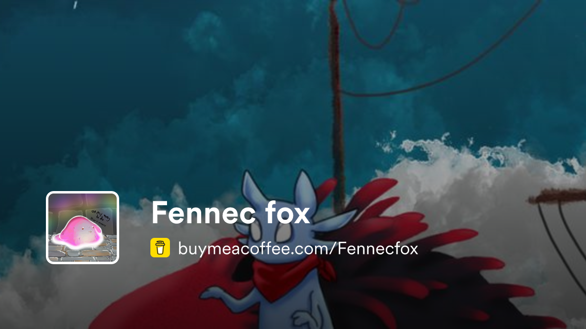 Fennec fox - Buymeacoffee