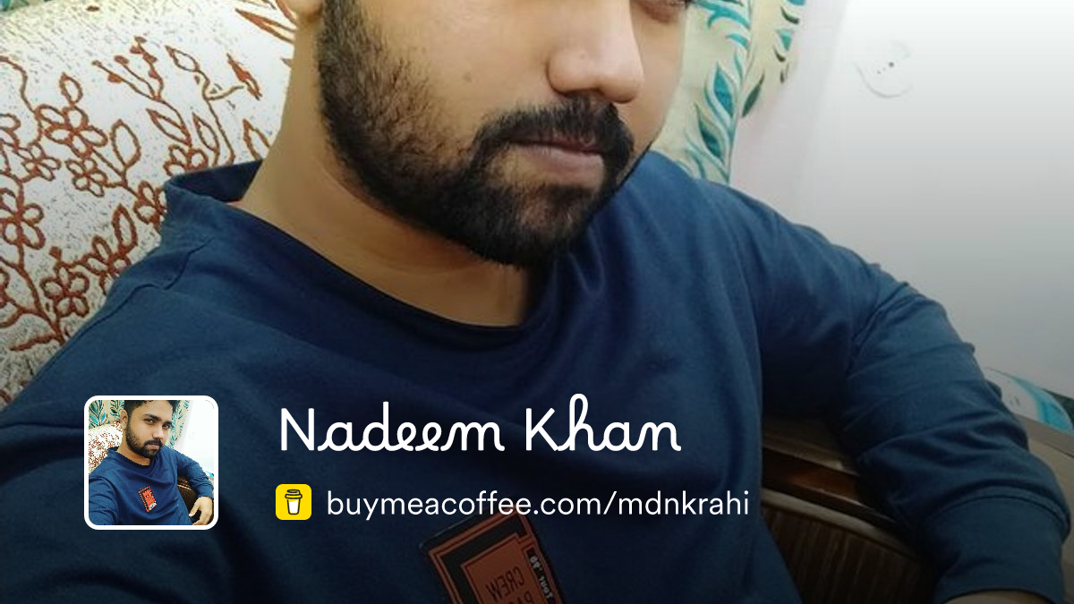 Nadeem Khan - Buymeacoffee