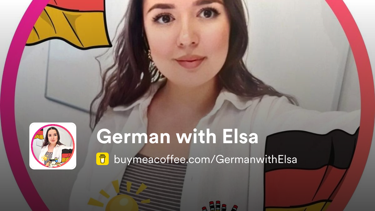 German with Elsa - Buymeacoffee