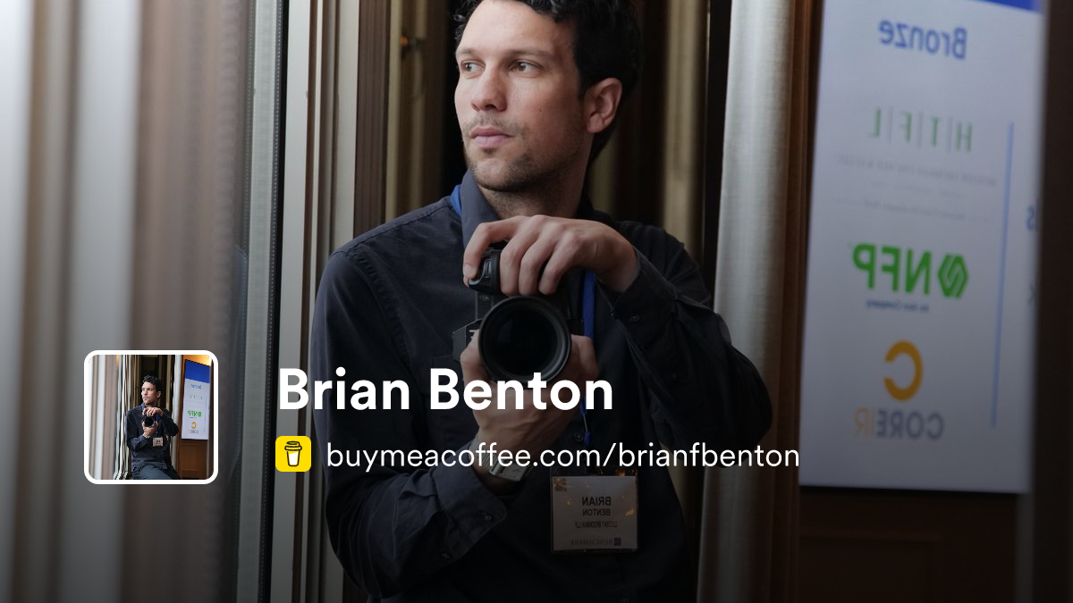 Brian Benton - Buymeacoffee