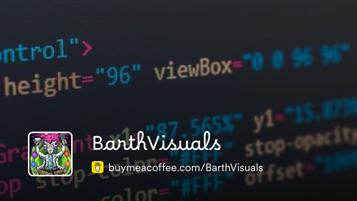 BarthVisuals is Java, C#, Python programmer - Buymeacoffee