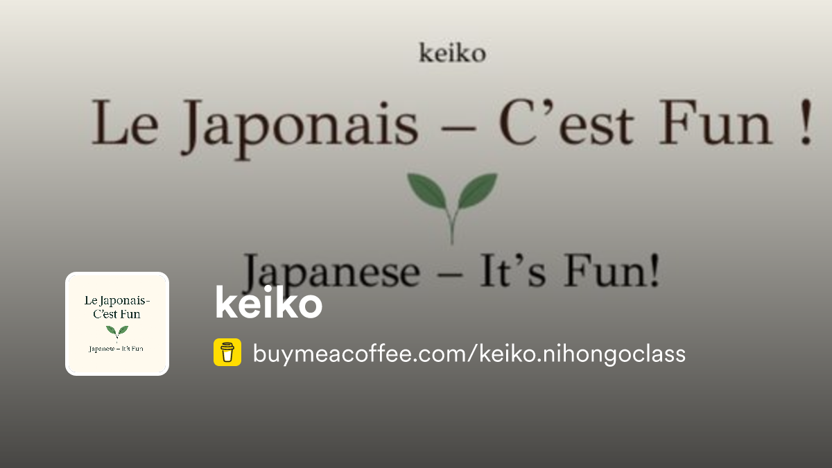 keiko - Buymeacoffee