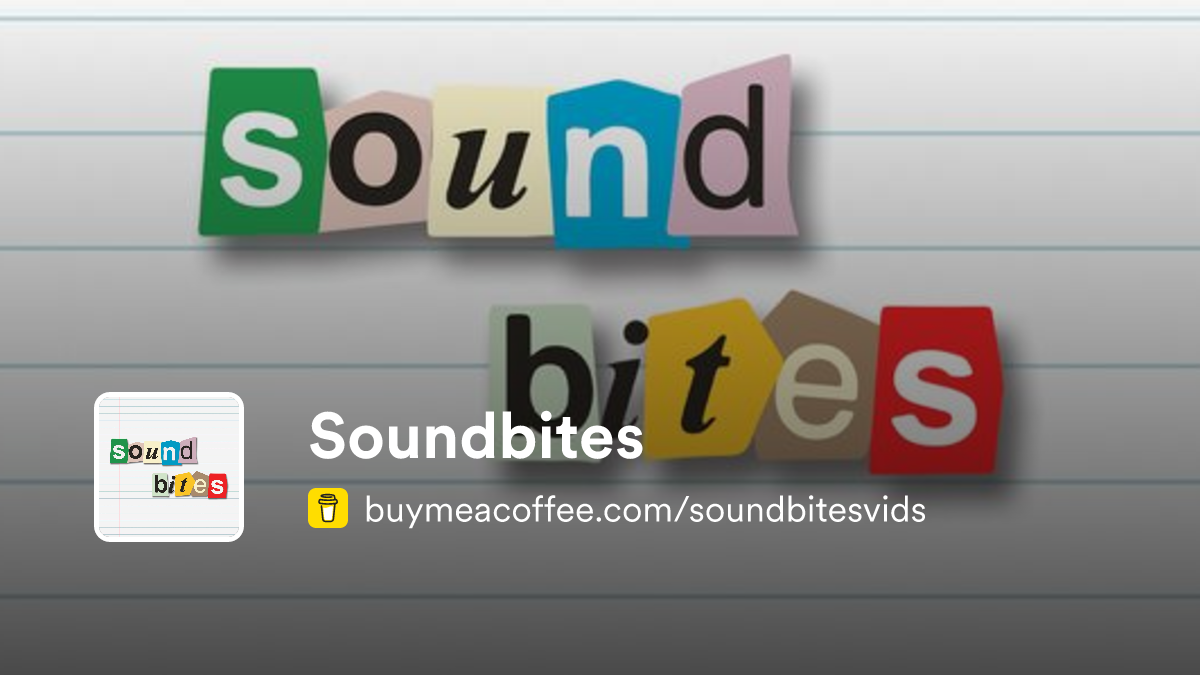 Soundbites - Buymeacoffee