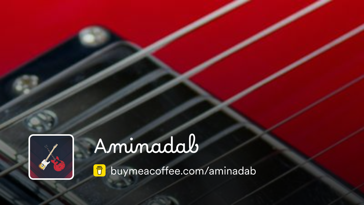 Aminadab is Musician - Buymeacoffee
