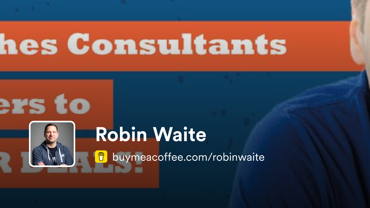 Robin Waite - Buymeacoffee