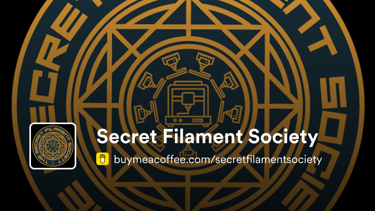 Secret Filament Society - Buymeacoffee
