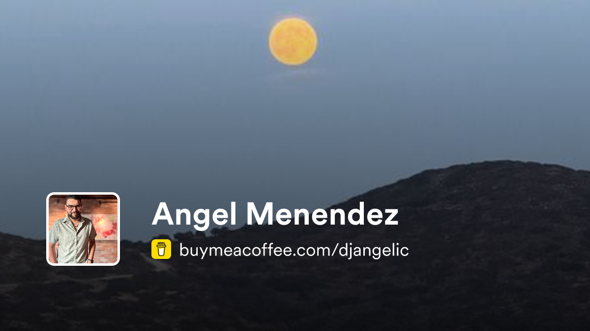 Angel Menendez - Buymeacoffee