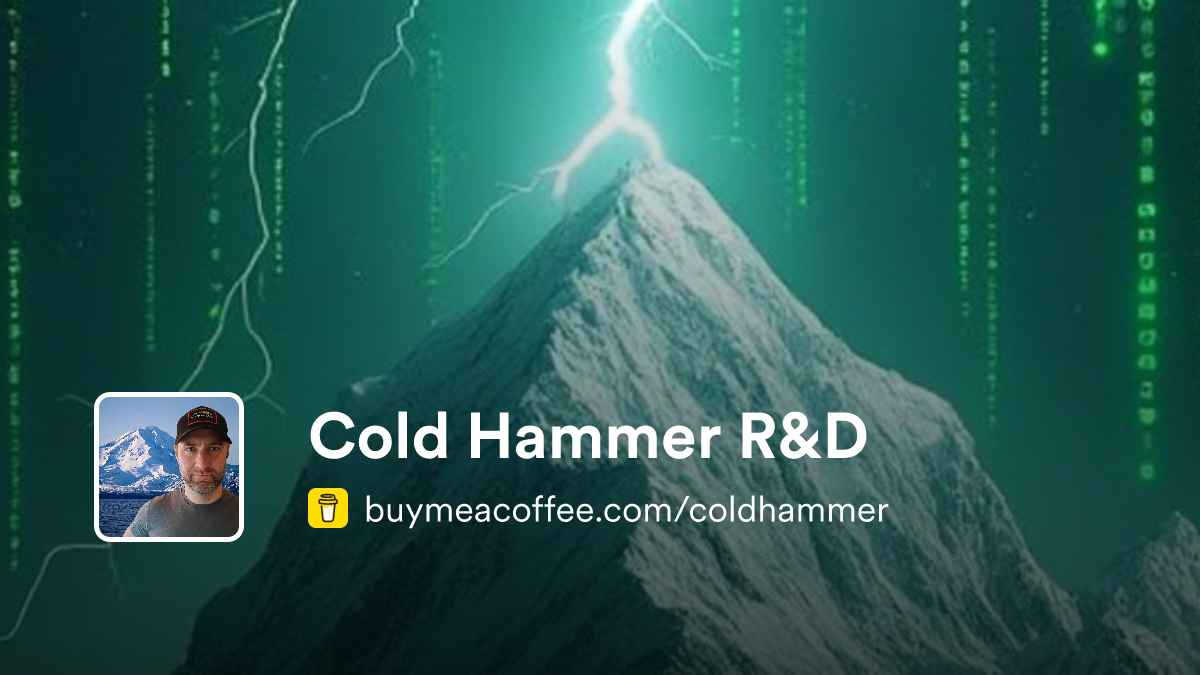Cold Hammer R&D - Buymeacoffee