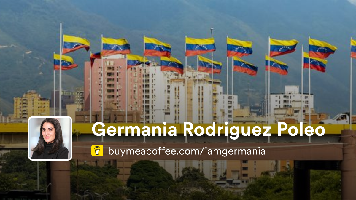 Membership | Germania Rodriguez Poleo - Buymeacoffee