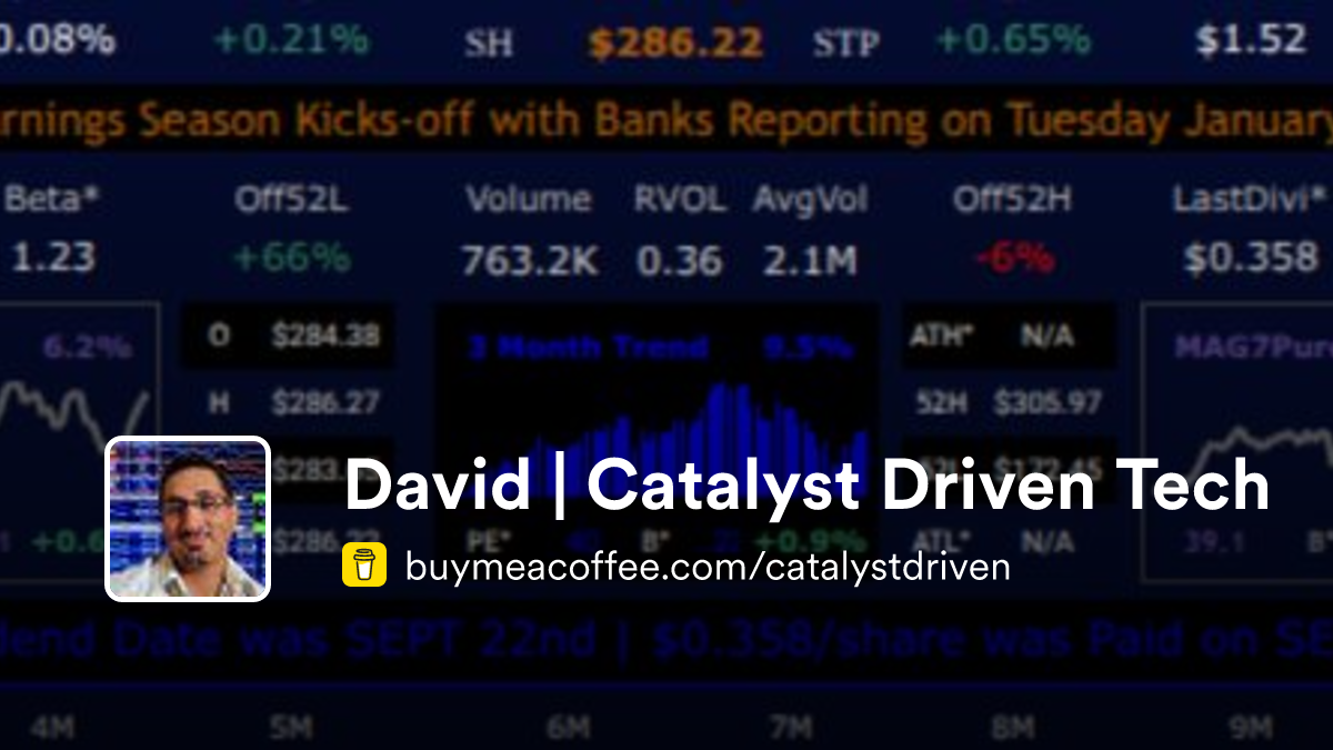 David | Catalyst Driven Tech - Buymeacoffee